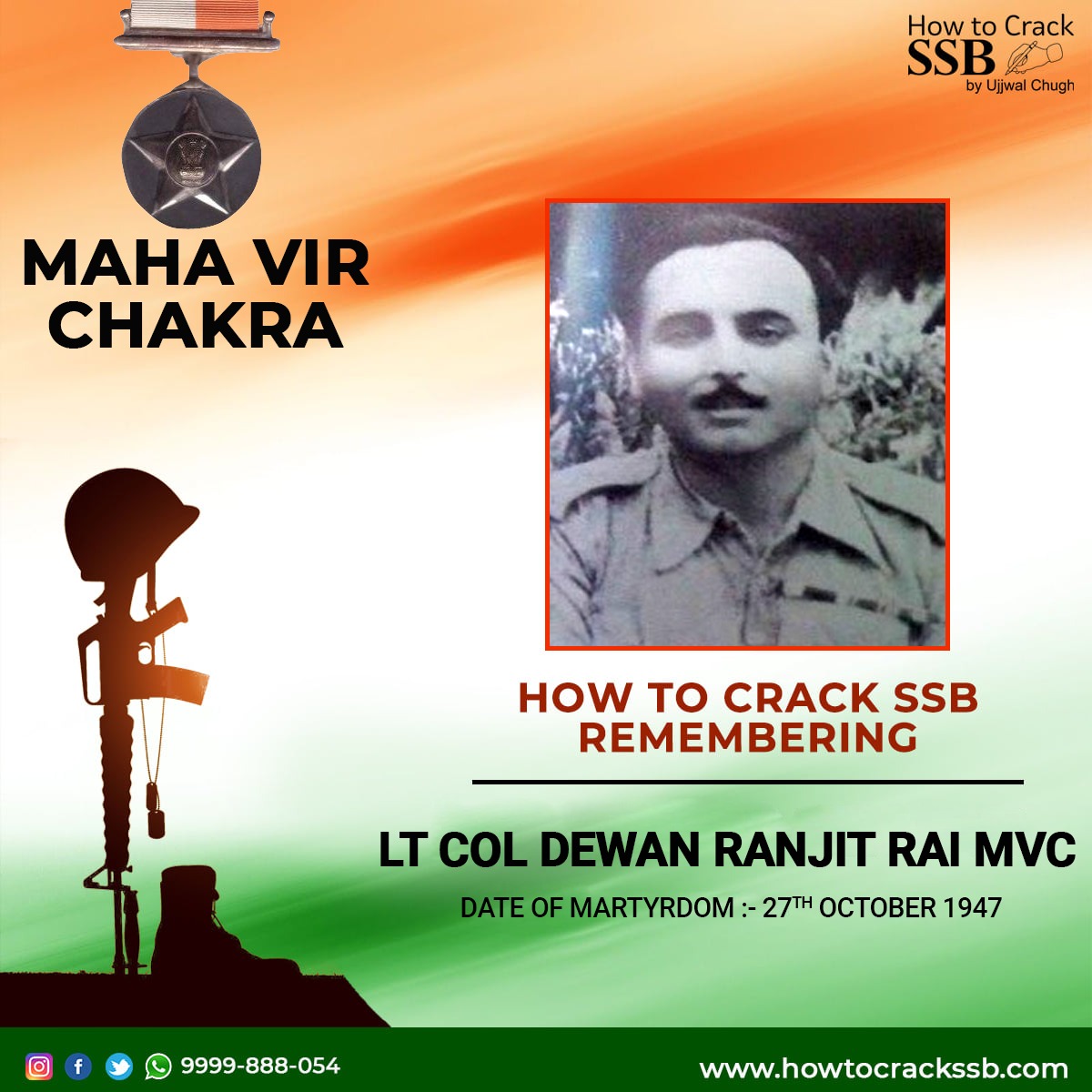 LT COL DEWAN RANJIT RAI – HOW TO CRACK SSB